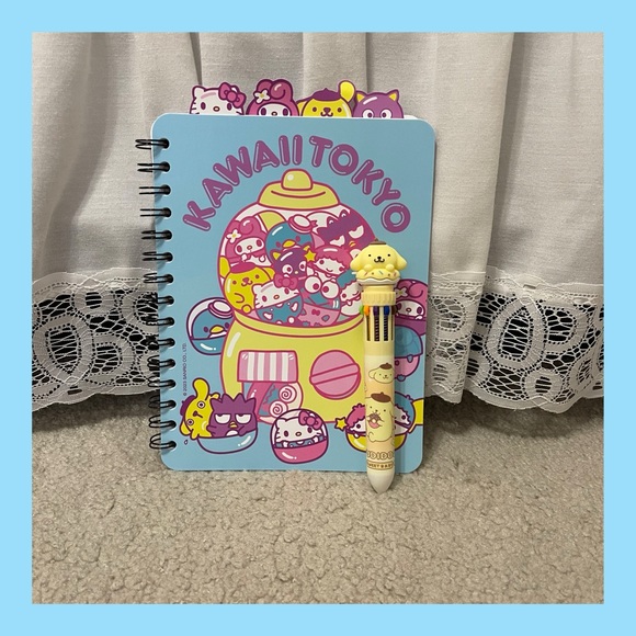 Sanrio | Office | Newhello Kitty Friends Tab Notebook Pen Set | Poshmark